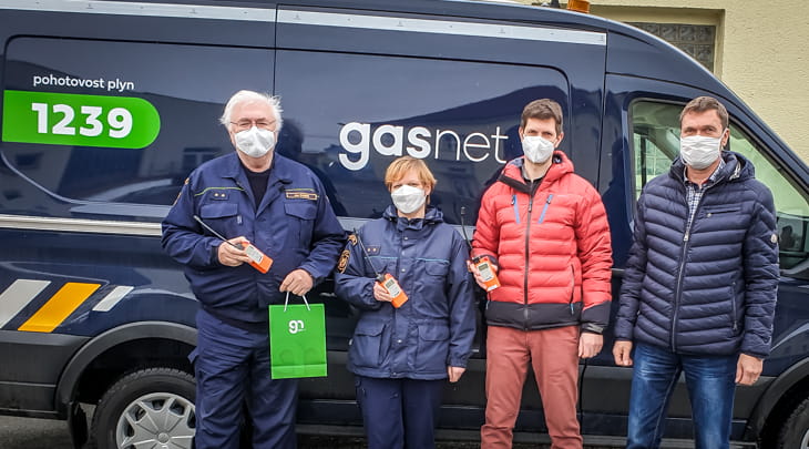Hasičům pomáhají naše detektory plynu | GasNet