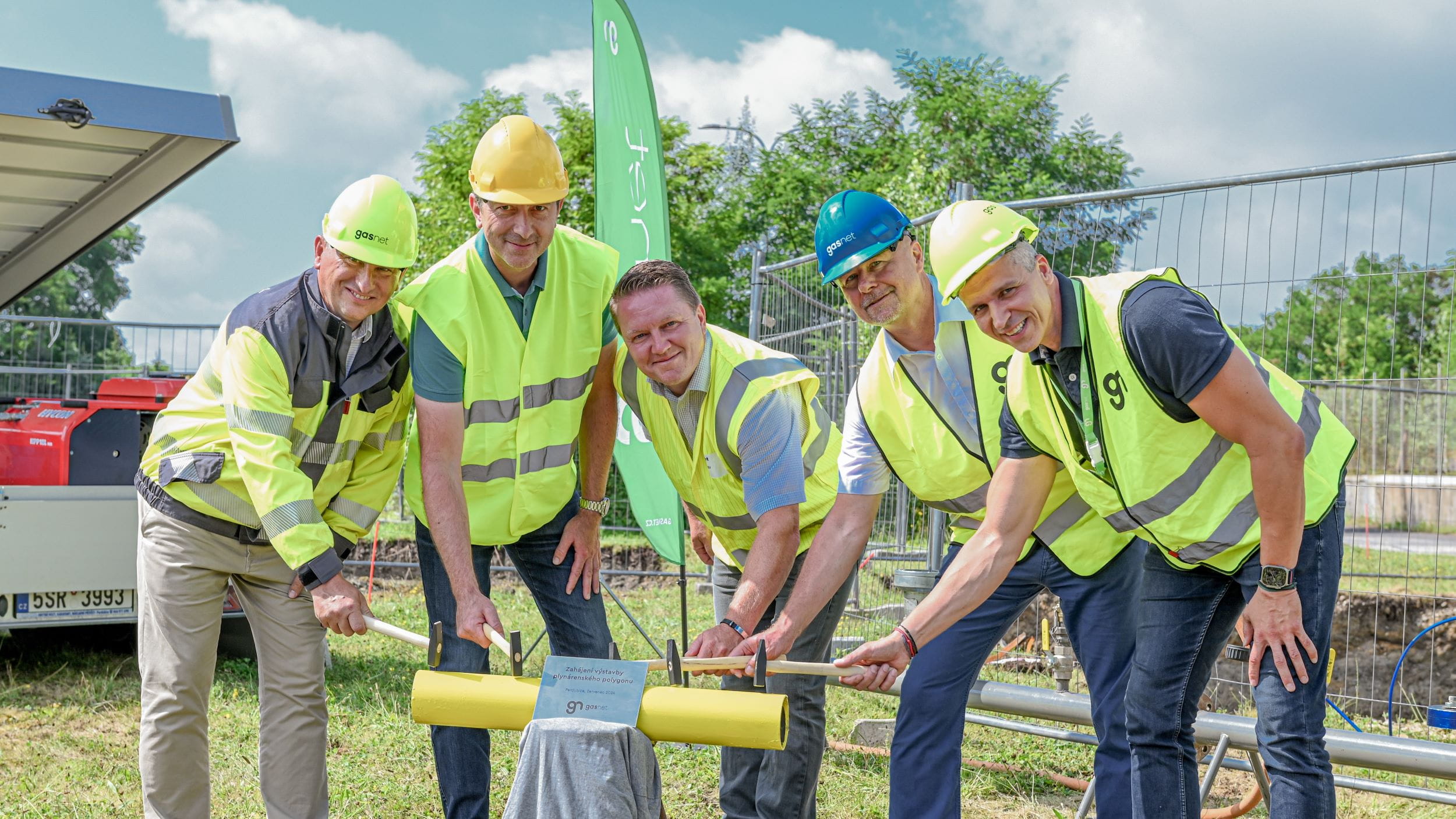 Jediný v Česku. GasNet začal stavět plynárenský polygon | GasNet